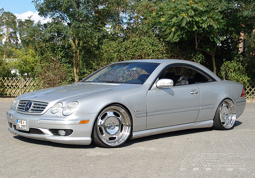 MEC Design with W215 S Class Coupe CL500 with 20 inch mecxtremeI wheels ...