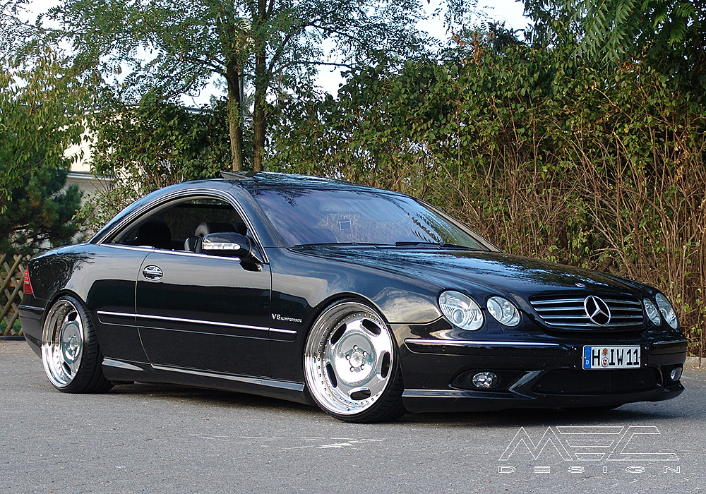 MEC Design with W215 S Class Coupe CL500 with 20 inch mecxtremeI wheels ...