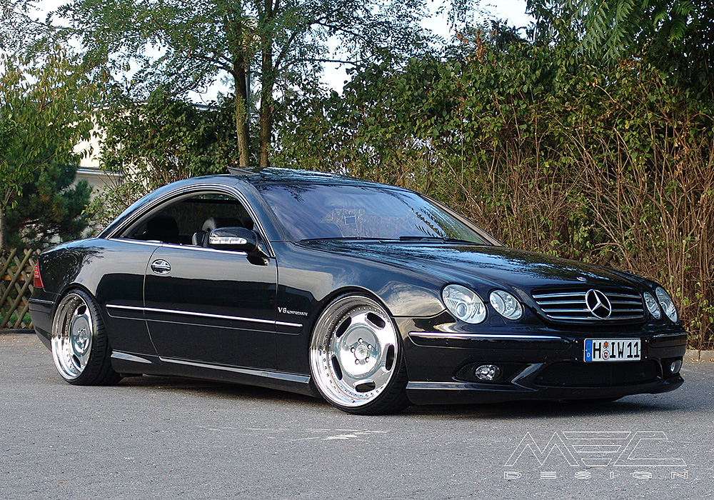 MEC Design with W215 S Class Coupe CL500 with 20 inch mecxtremeI wheels ...