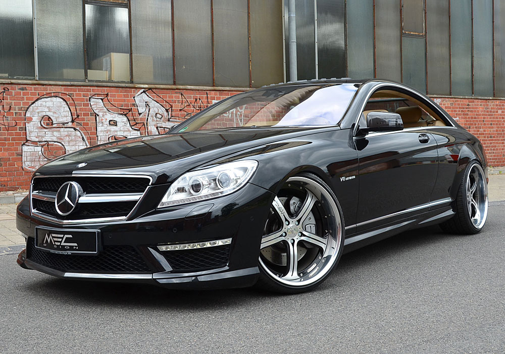 W216 CL600 Bi-Turbo with MEC Design mecxtreme3 3tlg. 10,5 + 11,5×22 ...
