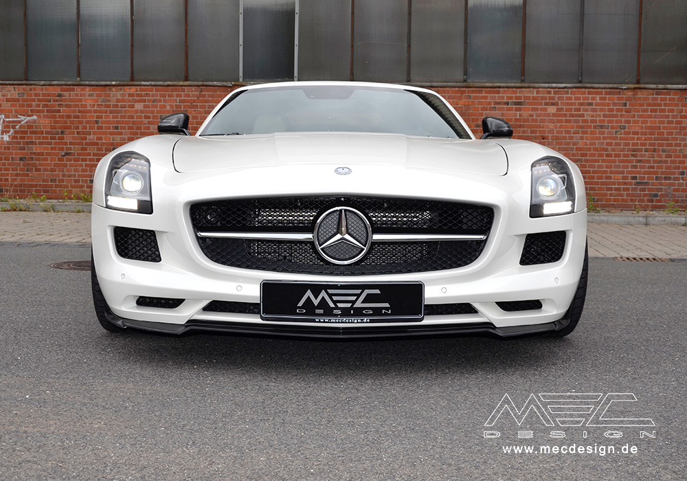 MEC DEsign SLS Class 3 piece Front Lip Spoiler for the original SLS ...