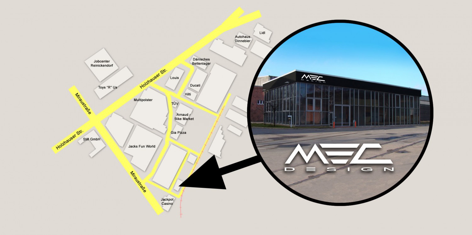 So finden Sie uns – MEC Design