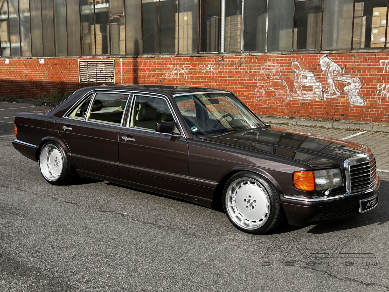 W126 300SEL mit meclassico2 Felgen – MEC Design