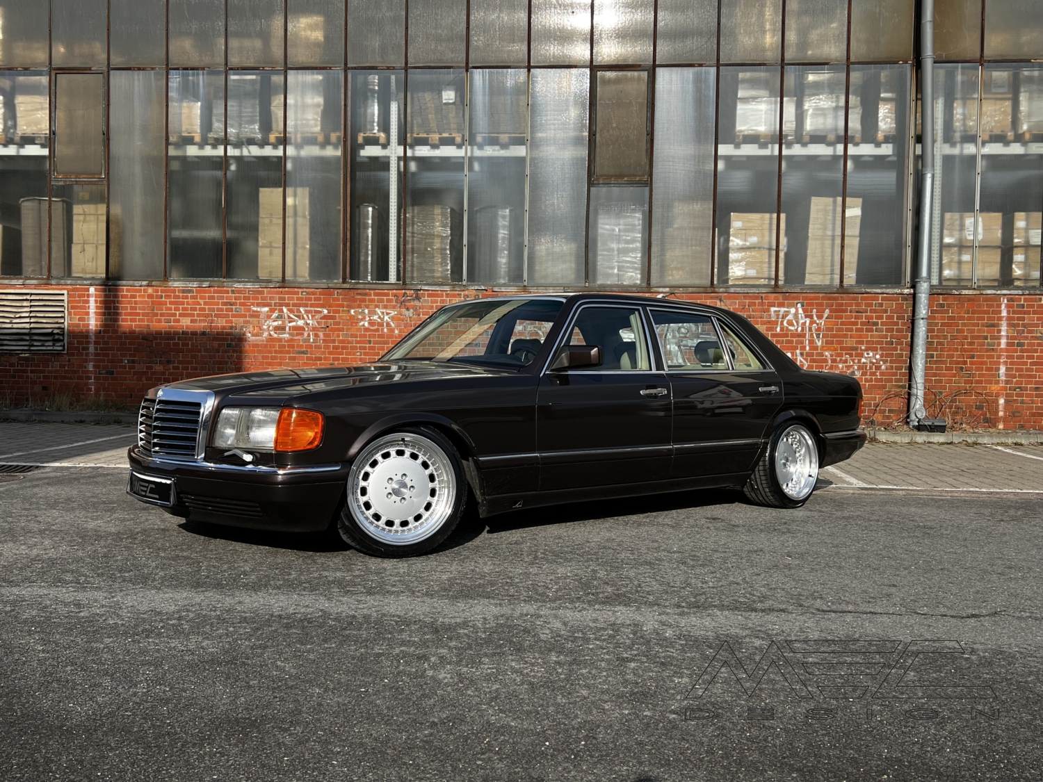 W126 300SEL mit meclassico3 Felgen – MEC Design